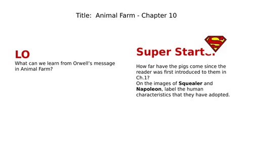 Animal Farm complete lessons | Teaching Resources