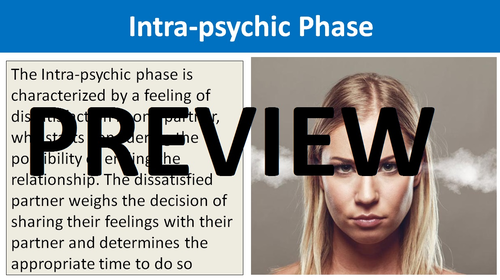 Duck's phase model - AQA A Level Psychology (Relationships) | Teaching ...