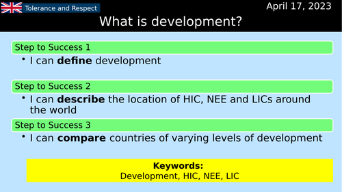 What is development? - KS3 | Teaching Resources
