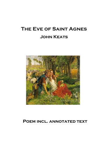 TRAGEDY - KEATS-'THE EVE OF ST. AGNES'-FULL ANNOTATION | Teaching Resources