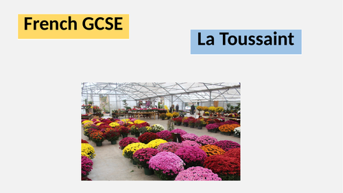 French GCSE - La Toussaint | Teaching Resources