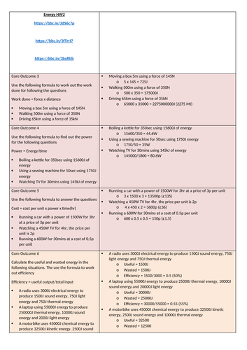 KS3_Energy_Unit of work | Teaching Resources