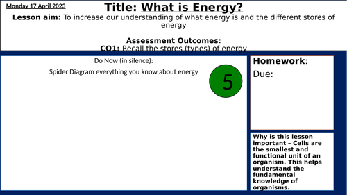 KS3_Energy_Unit of work | Teaching Resources