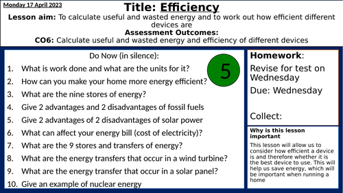 KS3_Energy_Unit of work | Teaching Resources