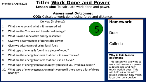 KS3_Energy_Unit of work | Teaching Resources