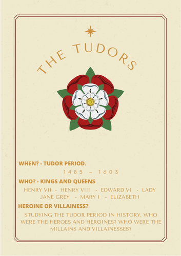 The Tudors - 11 activity sheets complete with lesson plans. | Teaching ...