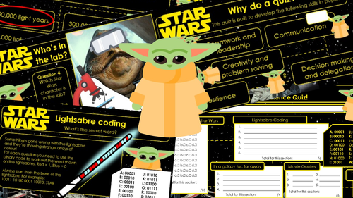 THE Ultimate Science of Star Wars Day Quiz- May 4th | Teaching Resources