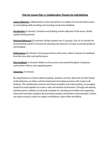 5x KS3 Drama Cover Lessons - Practical - simple to deliver | Teaching ...