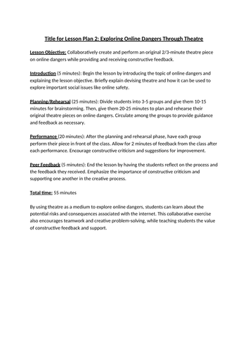 5x KS3 Drama Cover Lessons - Practical - simple to deliver | Teaching ...
