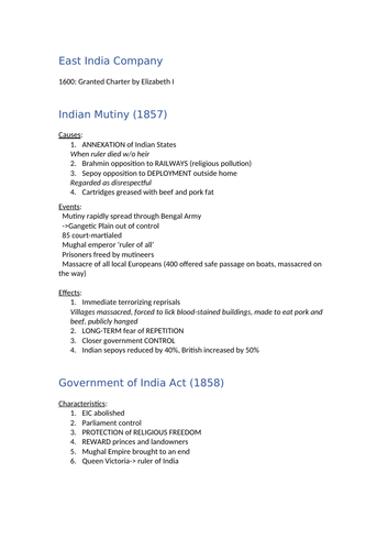 COMPLETE and DETAILED Indian Nationalism, Gandhi and Independence 1857 ...