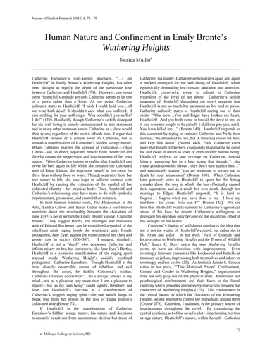 Wuthering Heights Analysis Lessons | Teaching Resources