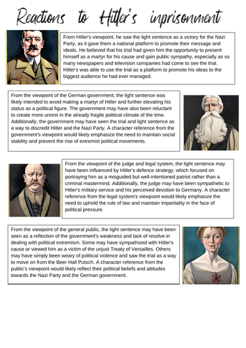 2 of 5 - The Rise and Fall of Hitler | Teaching Resources