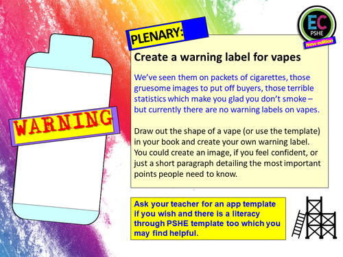 Vaping PSHE | Teaching Resources