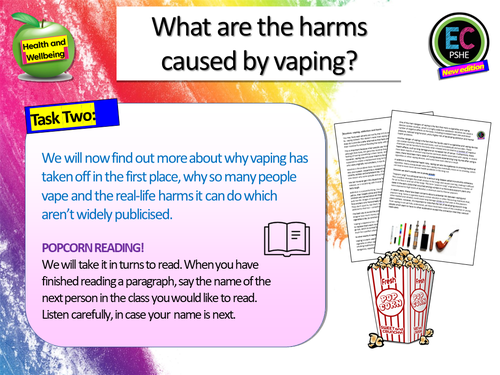 Vaping PSHE | Teaching Resources