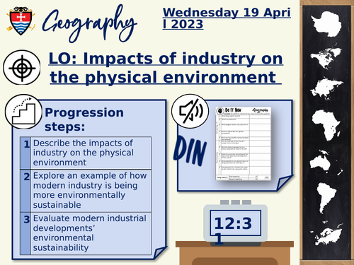 Sustainable industry, Geography GCSE, AQA, 9-1 | Teaching Resources