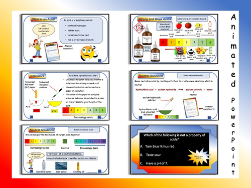 Acids, Bases and Indicators Explained - Fully Resourced Lesson KS3 ...