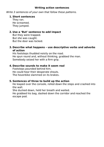 Space Adventure Stories - Weeks 2 & 3, Reading & Writing, Y5/6 ...