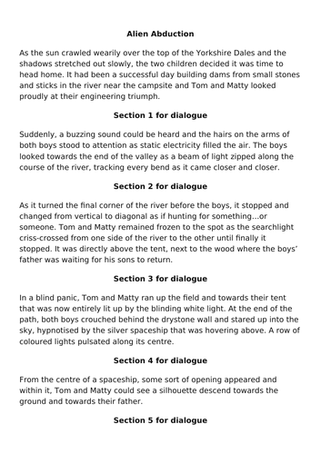 Space Adventure Stories - Weeks 2 & 3, Reading & Writing, Y5/6 ...