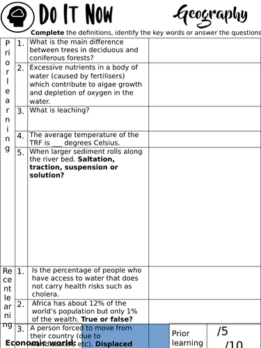 Improvements and developments in infrastructure, Geography GCSE, AQA, 9 ...