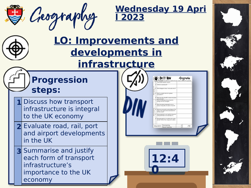 Improvements and developments in infrastructure, Geography GCSE, AQA, 9 ...