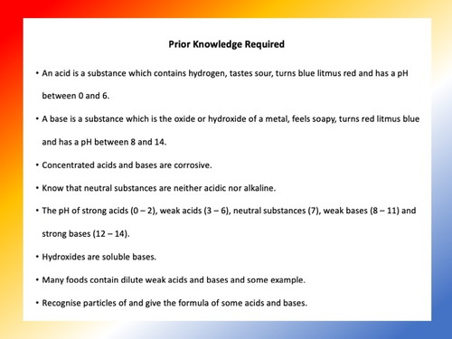 Acids Bases and Indicators - Find the Pair Game KS3 | Teaching Resources