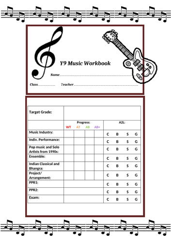 KS3 Yr 9 Music 6-Unit Booklets: Class and Homework | Teaching Resources