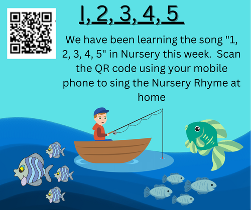 Phase One Phonics - Nursery rhyme QR code and lyric sheets for parents ...