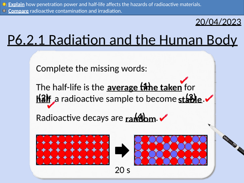 GCSE OCR Physics: P6 Radiation | Teaching Resources