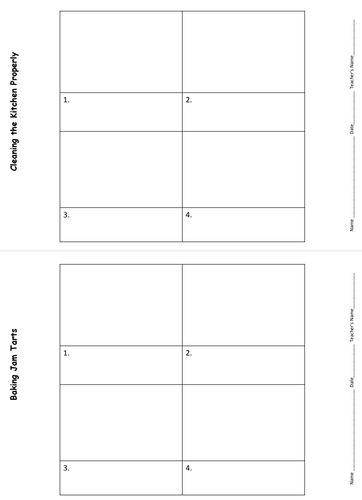 KS3 Food Homework Sheet - x9 Worksheets in Total | Teaching Resources