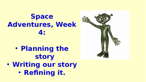 Space Adventure Stories - Week 4, Planning & Writing | Teaching Resources