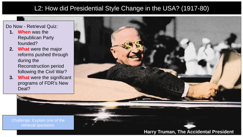 Comparative Politics USA Edexcel | Teaching Resources