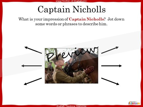 War Horse Free Lesson | Teaching Resources