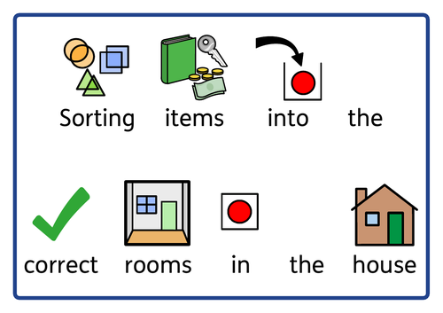 Maths: Sorting items into the correct rooms in the house | Teaching ...
