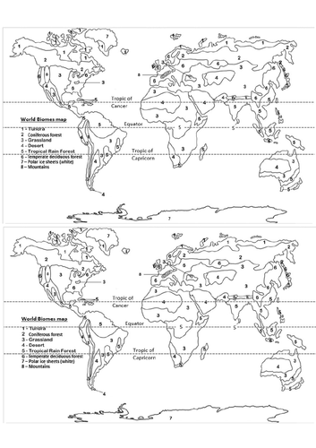 KS3 Geography Biomes lesson! Global ecosystems / biomes | Teaching ...