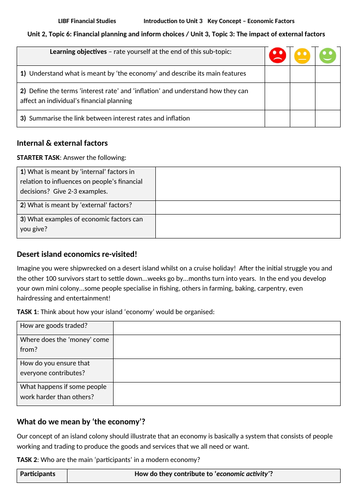 LIBF CeFS/DipFS - Economic Factors - Key Concept & NON-case Study Q ...
