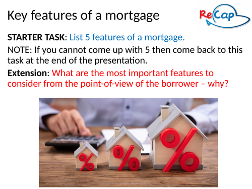 LIBF CeFS/DipFS - Mortgages - Key Concept & NON-case Study Q | Teaching ...
