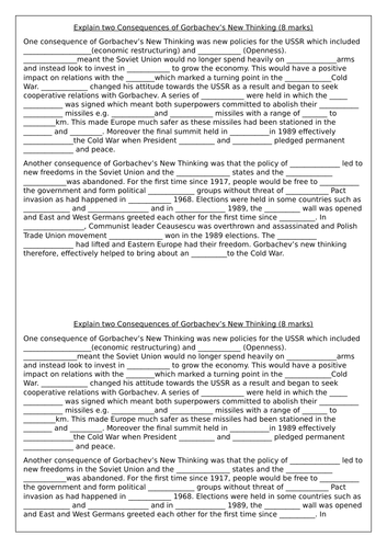 Gorbachev's New Thinking | Teaching Resources