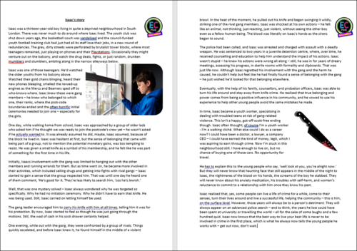 Knife Crime + Gangs PSHE | Teaching Resources