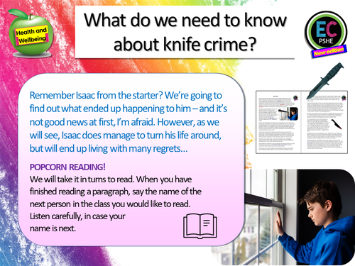 Knife Crime PSHE | Teaching Resources