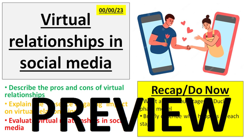 Virtual relationships in social media - AQA A Level Psychology ...