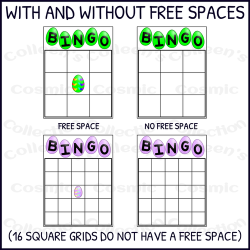 Easter Bingo Game Templates - Commercial and Personal Use - 2 ...