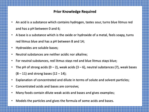 Acids Bases and Indicators - Dominoes Game KS3 | Teaching Resources