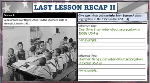 US Civil Rights Groups CORE NCAAP 1950s - GCSE History Edexcel - USA ...