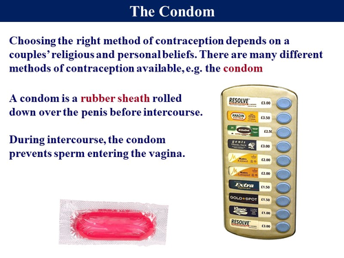 Bio5.4 Birth Control - Methods | Teaching Resources