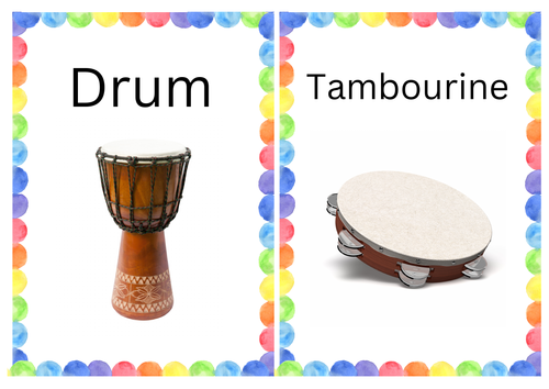 Phase One Phonics - Instrument cards and stop/start cards | Teaching ...