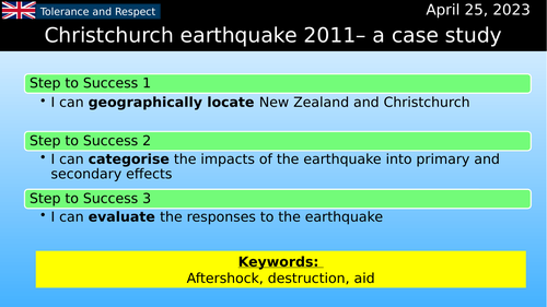Christchurch earthquake 2011 - A case study | Teaching Resources