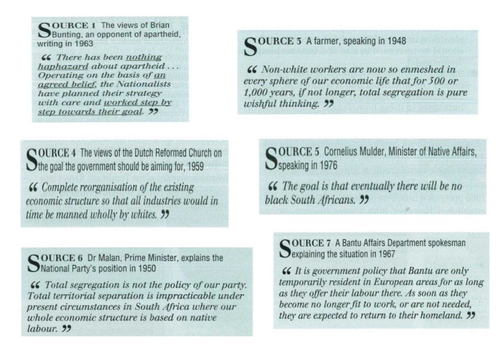 Lesson 4 - Implementing Apartheid | Teaching Resources