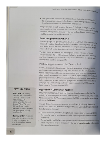 Lesson 8 - The rise of African Nationalism | Teaching Resources