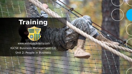 Business Studies - Unit 2 - Training - 8/18 | Teaching Resources