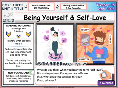 Being Yourself & Self-Love PSHE | Teaching Resources